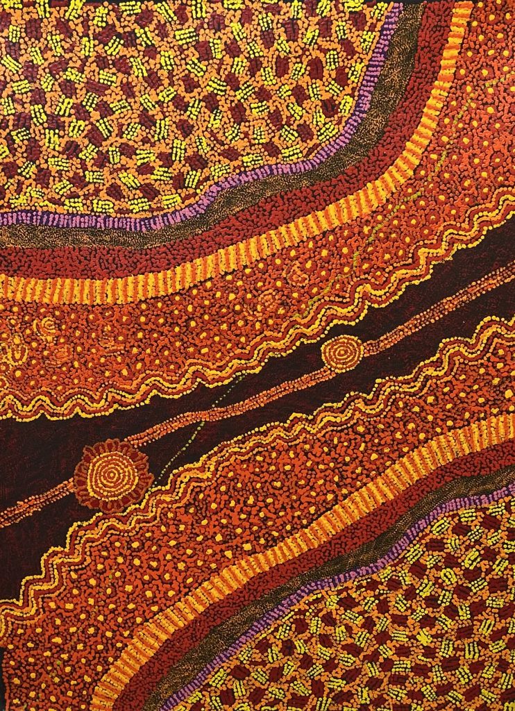 Gracie Ward Napaltjarri 91cm x 121cm - Australian & Oceanic Art Gallery