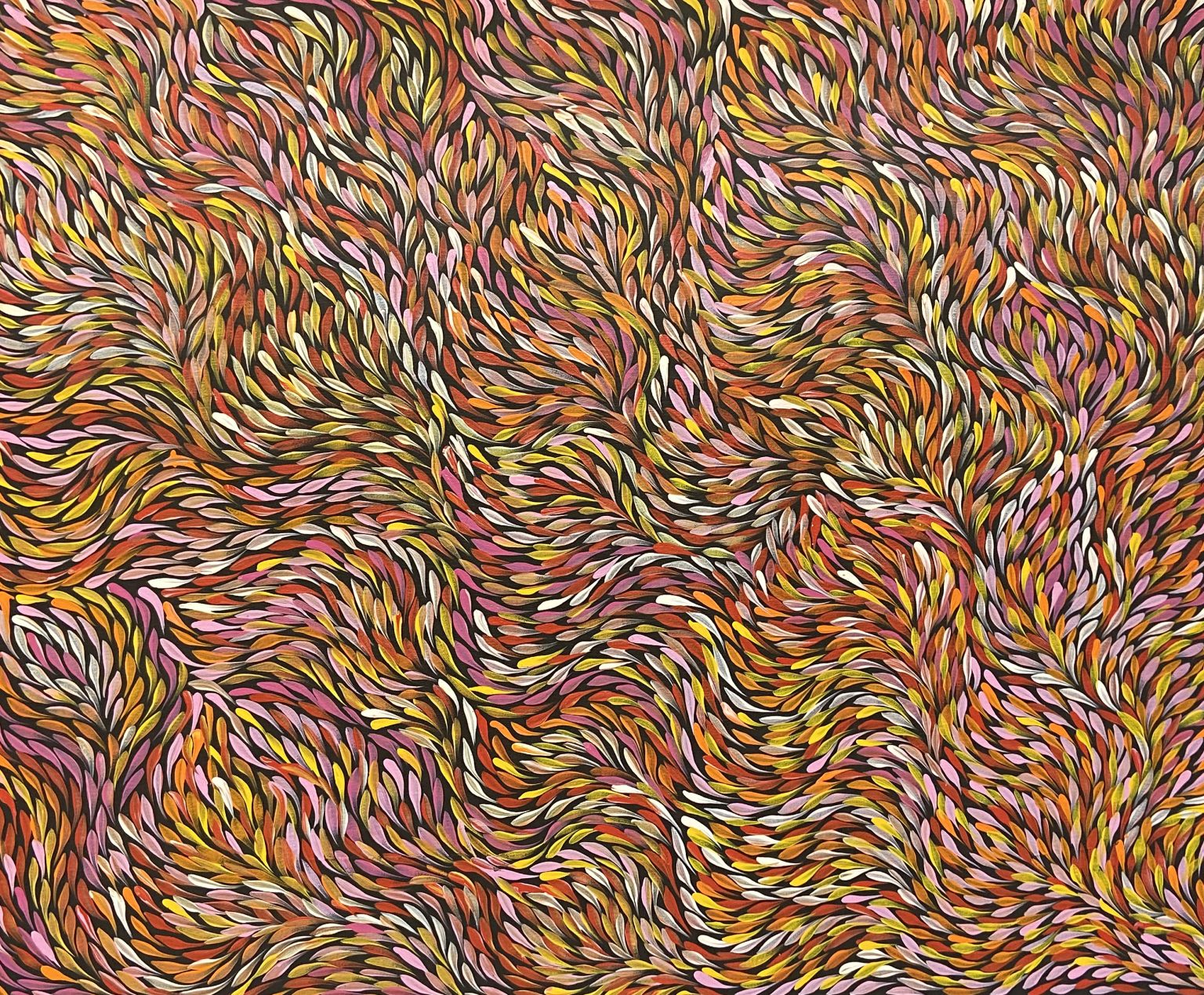 Janet Golder Kngwarreye – 84cm x 100cm - Australian & Oceanic Art Gallery