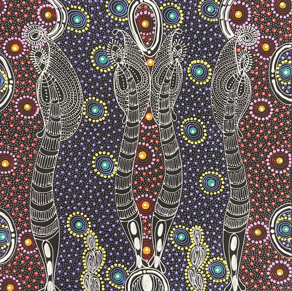 Colleen Wallace Nungarrayi 45cm x 45cm CWN0087 Sold - Australian ...