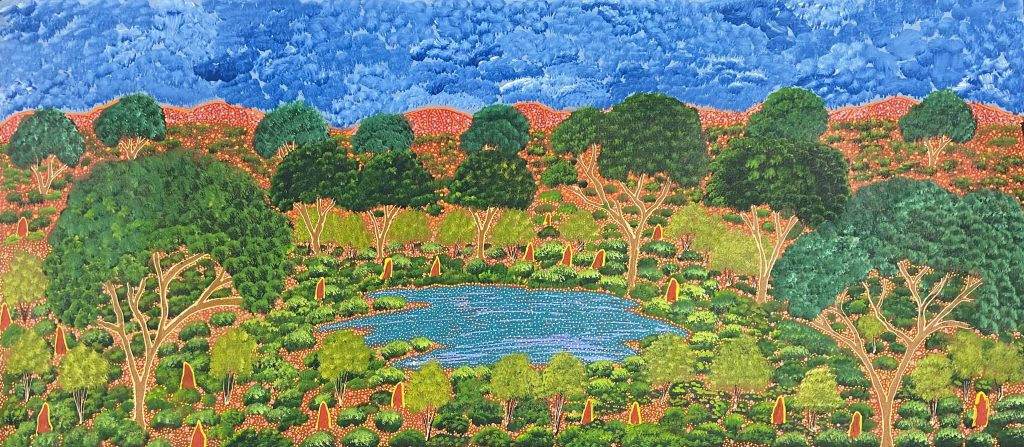 Selina Teece Pwerle – 45cm x 100cm STP11223523 Sold - Australian ...